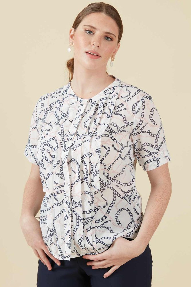 Blusa Tablas Anchas – BERCOVICH